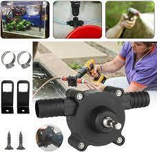 Portable Electric Drill Pump Self Priming Water Transfer Pump, Fits 3/4 ...